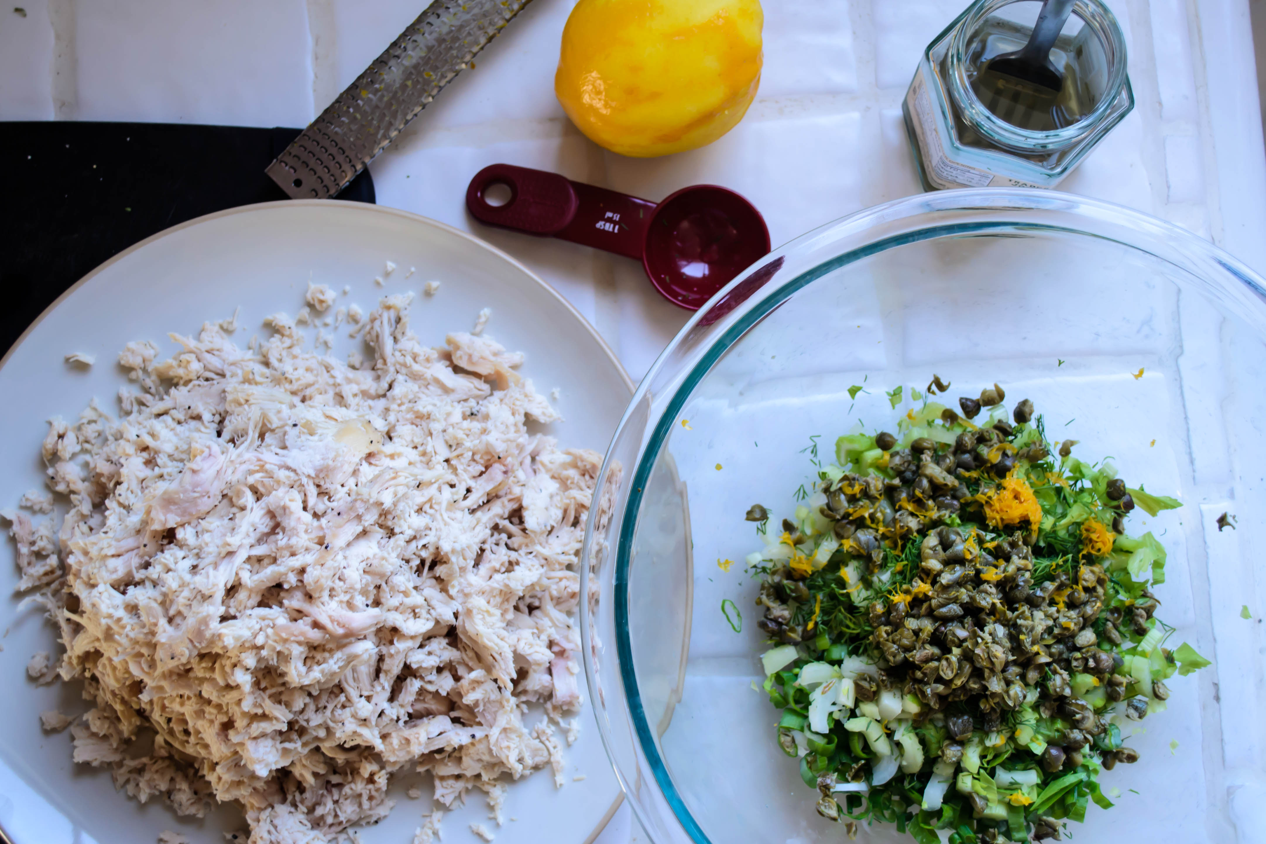 Chicken Salad on Smashed Avocado Toast | "blackberry-eating in late ...